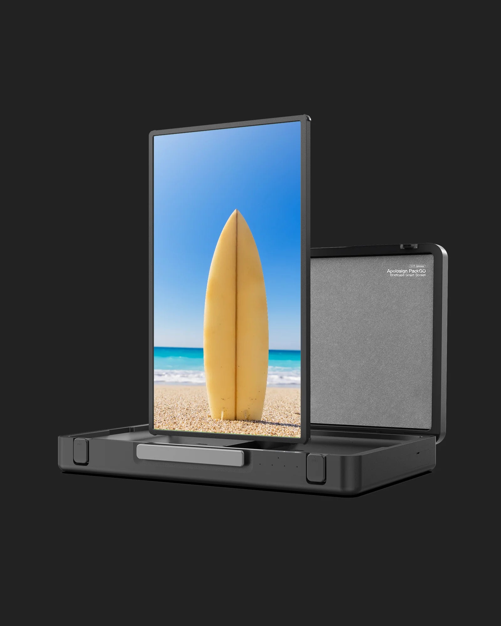 27" PackGo Briefcase Design Touch Screen TV – Apolosign