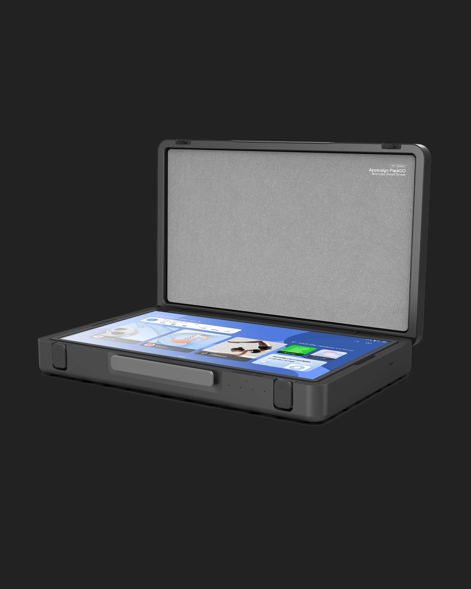 27" PackGo Briefcase Design Touch Screen TV – Apolosign