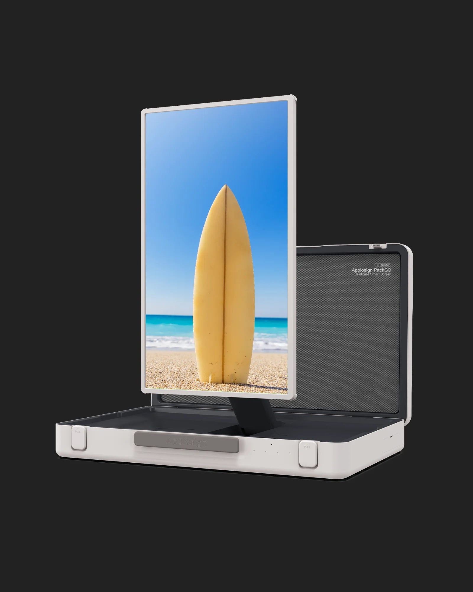 27" PackGo Briefcase Design Touch Screen TV – Apolosign